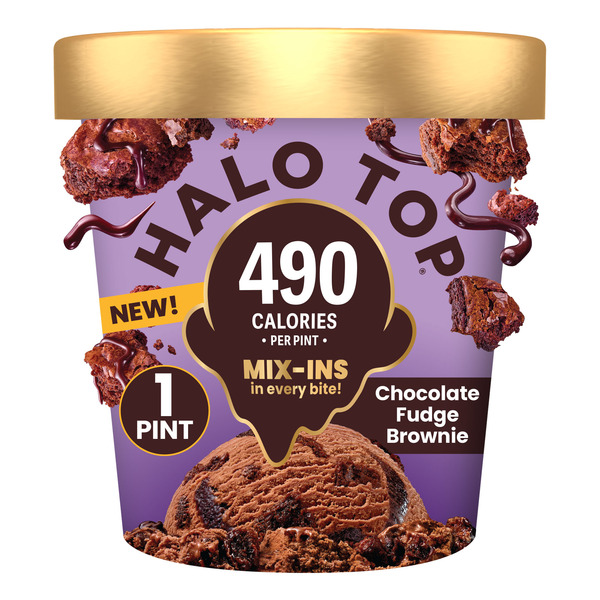ShopRite Halo Top Chocolate Fudge Brownie Light Ice Cream, Lower ...