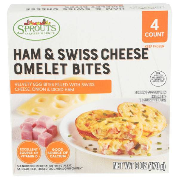 Sprouts Bites Omelet Ham & Swiss Same-Day Delivery or Pickup | Sprouts ...