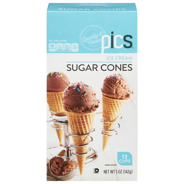 PICS Sugar Ice Cream Cones Same-Day Delivery or Pickup | Market 32 and ...