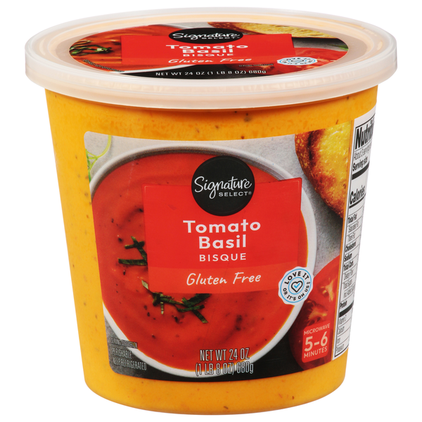 Safeway Signature SELECT Bisque, Gluten Free, Tomato Basil Same-Day ...