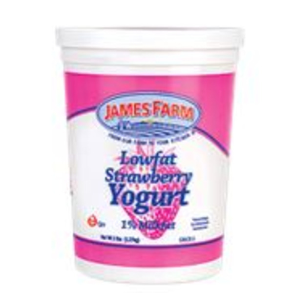 James Farm - Low Fat Strawberry Yogurt - 5 Lbs Delivery or Pickup ...