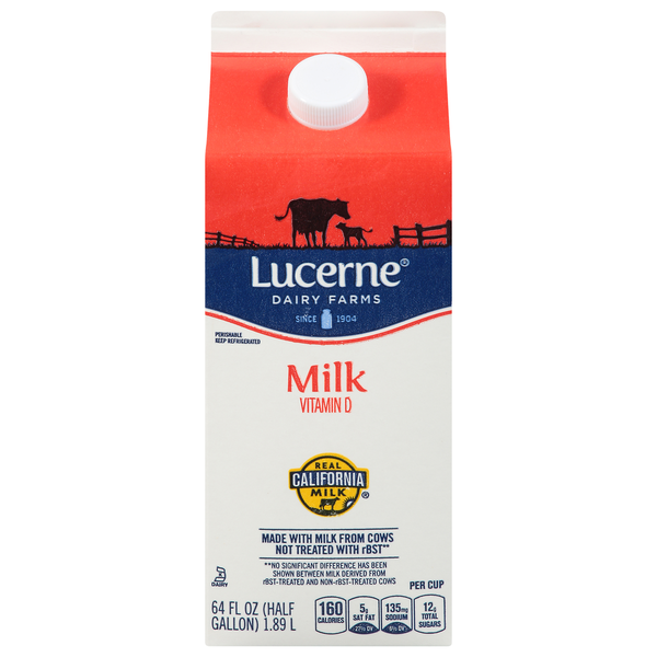 Vons Lucerne Milk, Vitamin D Same-Day Delivery or Pickup | Instacart