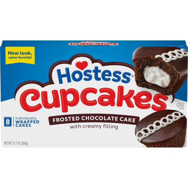 Hostess Chocolate Cupcakes, Chocolate Cake, Creamy Filling, , . , Same ...