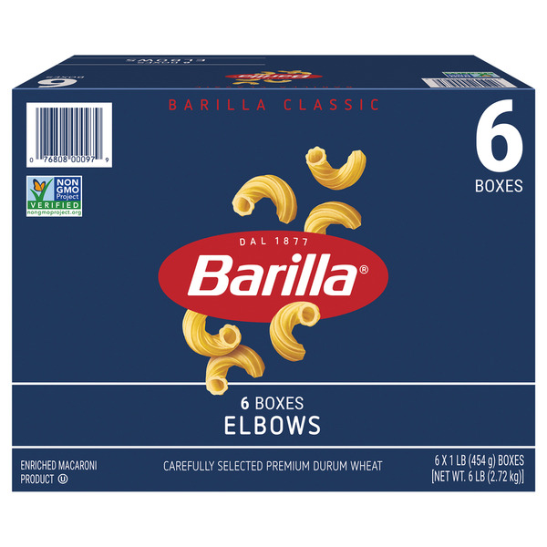 BJ's Wholesale Club Barilla Elbows Multi-Pack Same-Day Delivery | Instacart