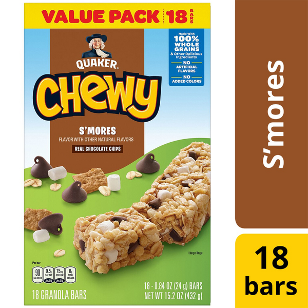 Safeway Quaker Granola Bars, S’mores, Value Pack Same-Day Delivery or ...