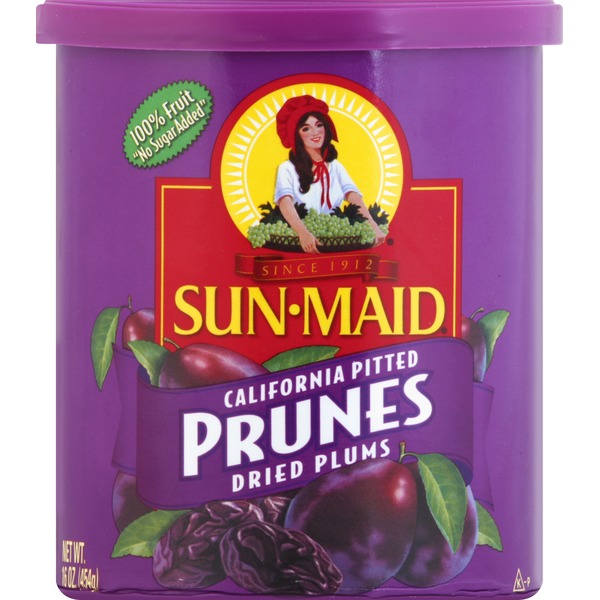 Sun-Maid Prunes, California Pitted (16 oz) - Instacart