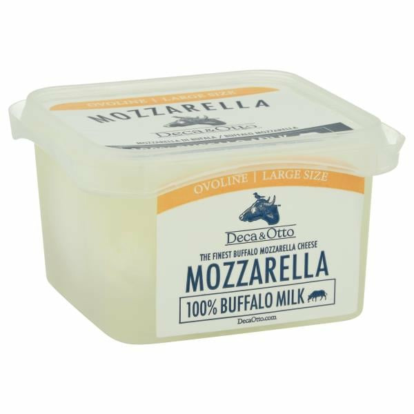 Deca & Otto Cheese, Mozzarella, 100% Buffalo Milk, Large Size Same-Day ...