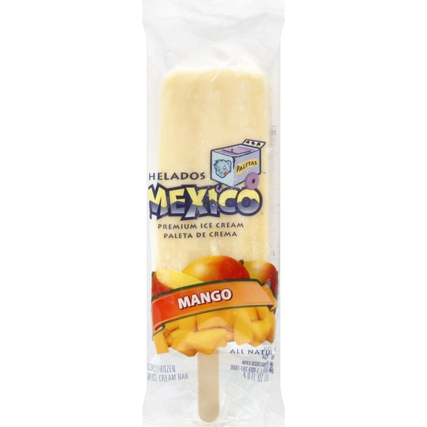 Helados Mexico Ice Cream Bar, Mango (4 oz) - Instacart