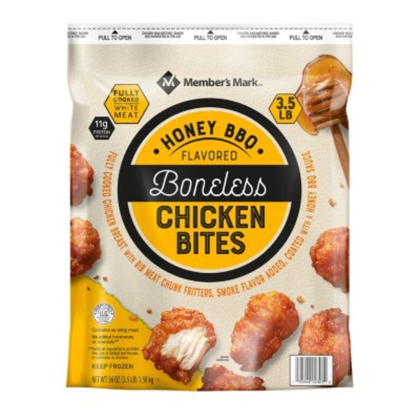 Sam's Club Member's Mark Honey Bbq Flavored Boneless Chicken Bites Same ...