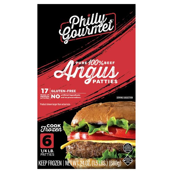 Philly Gourmet 100% Pure Angus Beef Patties Same-Day Delivery or Pickup ...