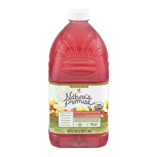 Nature's Promise Strawberry Lemonade (64 fl oz) - Instacart
