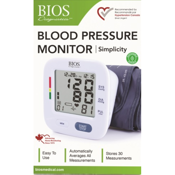 BIOS Simplicity Blood Pressure Monitor Same-Day Delivery | Rexall