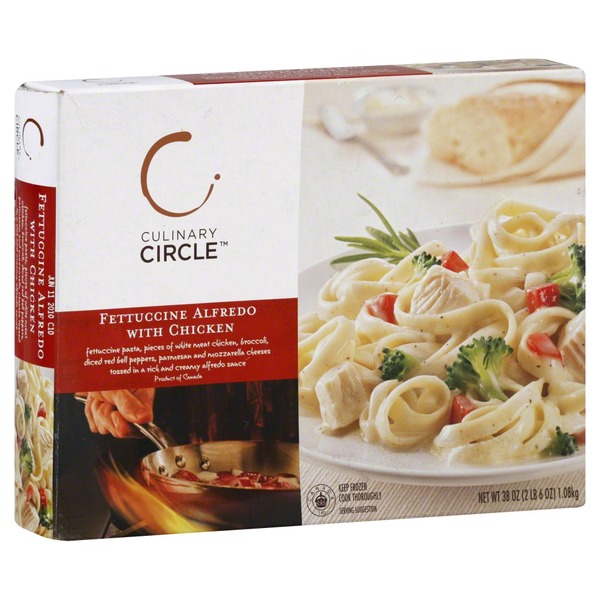 Culinary Circle Fettuccine Alfredo with Chicken (38 oz) - Instacart