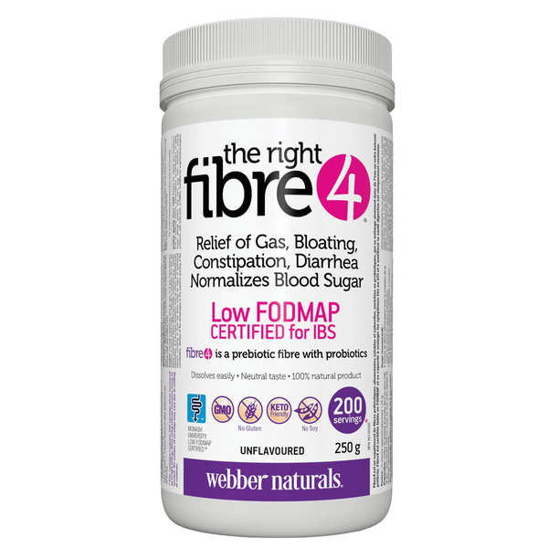 The Right Fibre4 Prebiotic & Probiotic Unflavoured Powder Same-Day ...