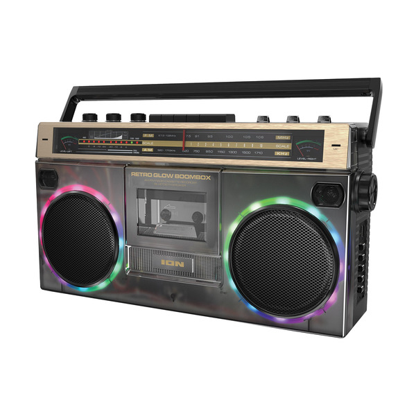 ION Audio Retro Glow Bluetooth Cassette Boombox Same-Day Delivery | Costco