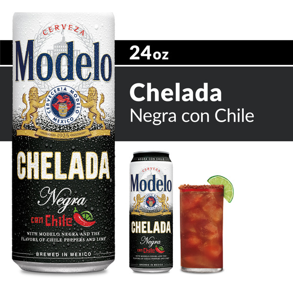 Modelo Chelada Negra Con Chile Mexican Import Flavored Beer Can Same ...