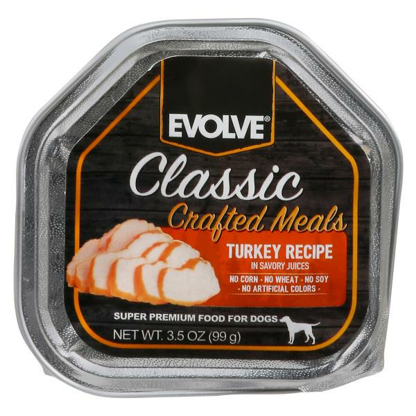 Publix EVOLVE Dog Food, Turkey Recipe in Savory Juices, Crafted Meals ...