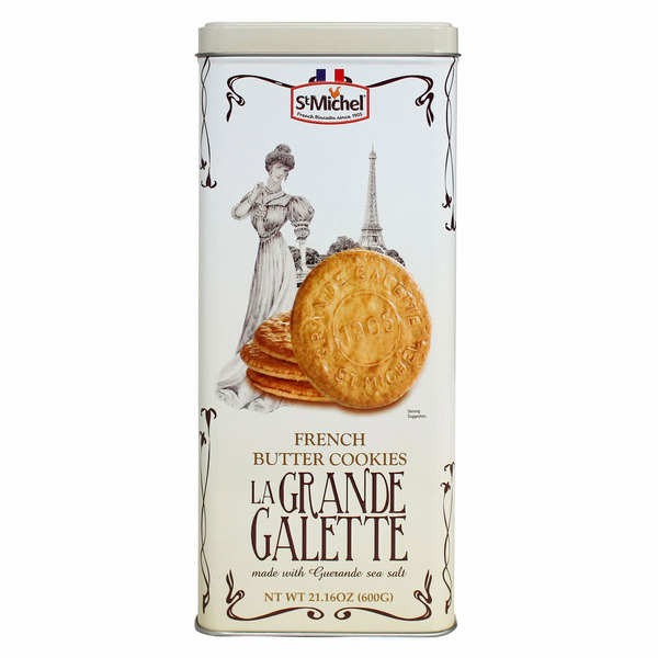 Overseas Food Trading Ltd Grande Galette French Butter Cookies, 21.16 ...