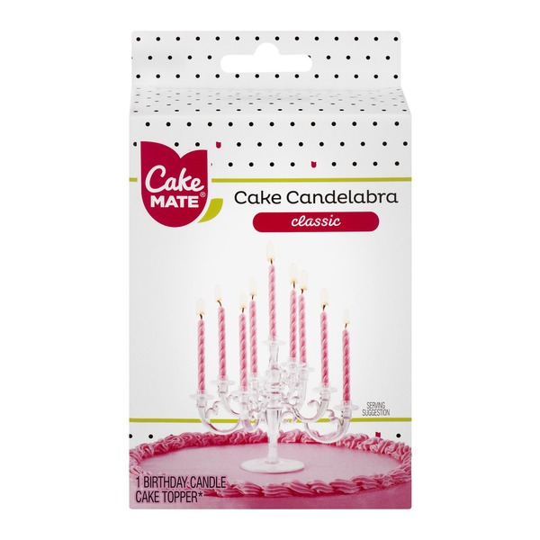 Cake Mate Cake Candelabra Classic Birthday Candle Cake Topper - 1 CT (1 ...