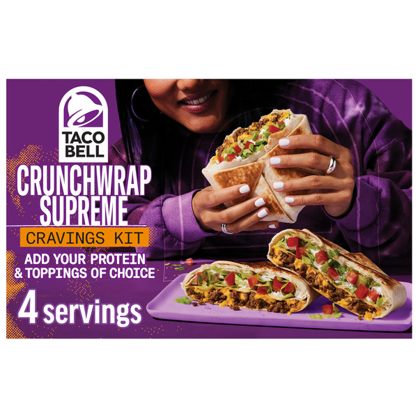 Taco Bell Crunchwrap Supreme Meal Kit Same Day Delivery Or Pickup Taco Bell Crunchwrap Supreme Meal Kit Same Day Delivery Or Pickup