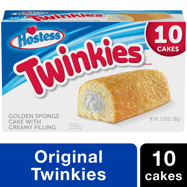 ShopRite Hostess TWINKIES, Creamy Golden Sponge Cake, Individually ...