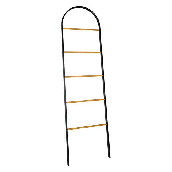 ALDI SOHL Furniture Metal Bamboo Ladder - Black Same-Day Delivery or ...