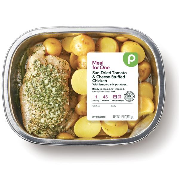 Publix Sun-Dried Tomato & Cheese-Stuffed Chicken, with lemon-Garlic ...