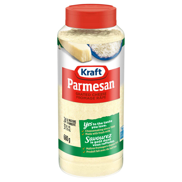 Kraft Parmesan Cheese Grated Same-Day Delivery | Costco