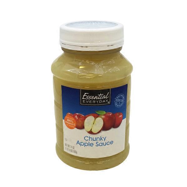 Essential Everyday Apple Sauce Chunky (24 oz) - Instacart