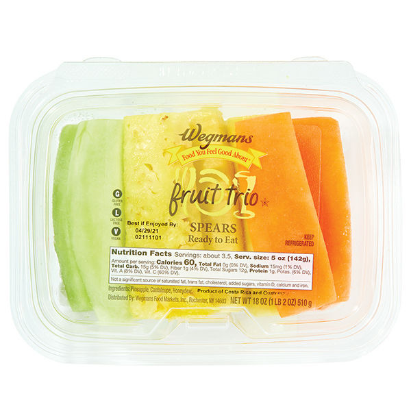 Wegmans Wegmans Fresh Cut Fruit Trio Spears Same-Day Delivery or Pickup ...