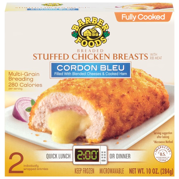 tyson chicken cordon bleu cooking instructions
