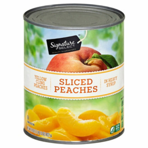 Safeway SIGNATURE SELECTS Peaches, in Heavy Syrup, Yellow Cling, Sliced ...
