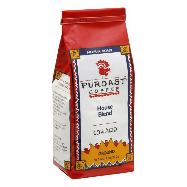 Publix Puroast Coffee, Ground, Medium Roast, Low Acid, House Blend Same ...