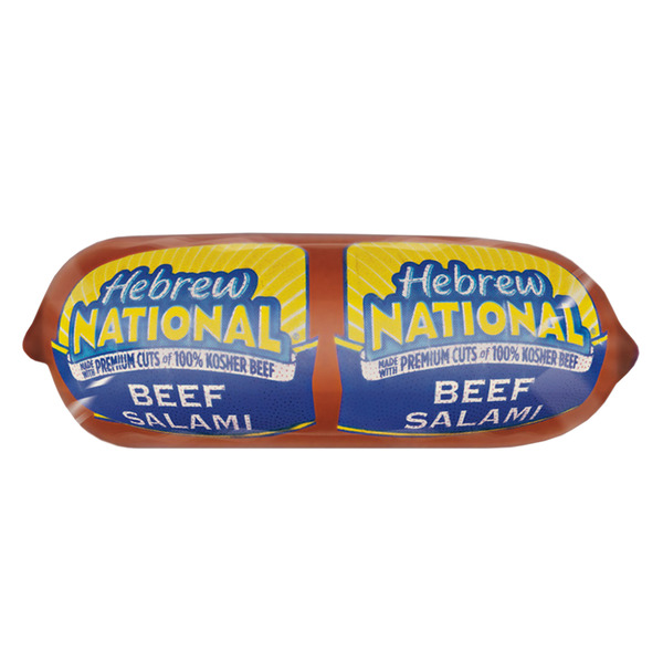 Hebrew National Kosher Beef Salami Lunch Meat Same-Day Delivery or ...