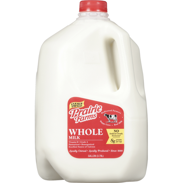 Prairie Farms Milk, Whole Same-Day Delivery or Pickup | Woodman's Food ...