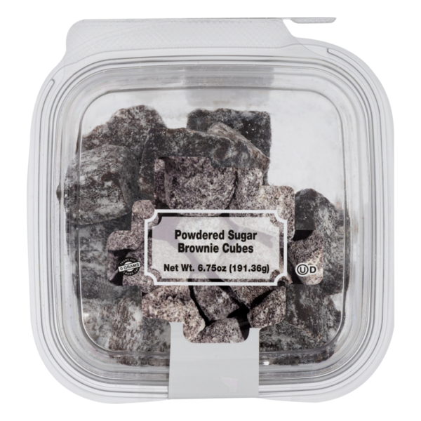 MJAY's Specialty Baked Foods Powdered Sugar Brownie Cubes (6.75 oz ...