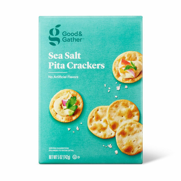 Target Good & Gather Sea Salt Pita Crackers Same-Day Delivery | Instacart