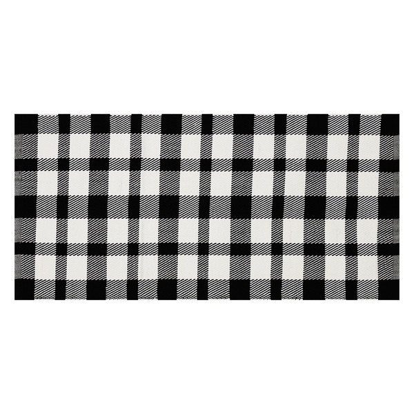 ALDI Huntington Home Black Buffalo Check Layering Rug - Large Same-Day ...
