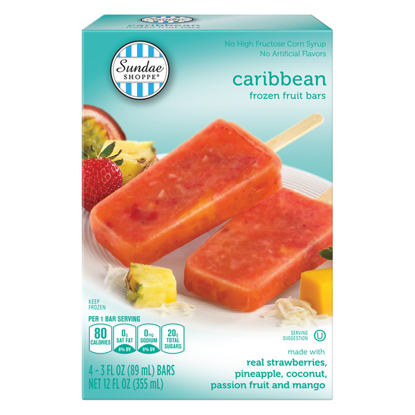 Sundae Shoppe Caribbean Frozen Fruit Bars Same-Day Delivery or Pickup ...