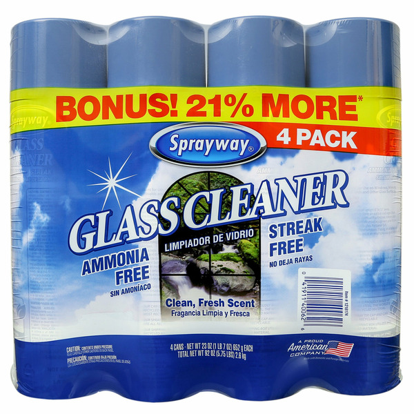 Plz Aeroscience Corp. Sprayway Glass Cleaner, 23 oz, 4-count Same-Day ...