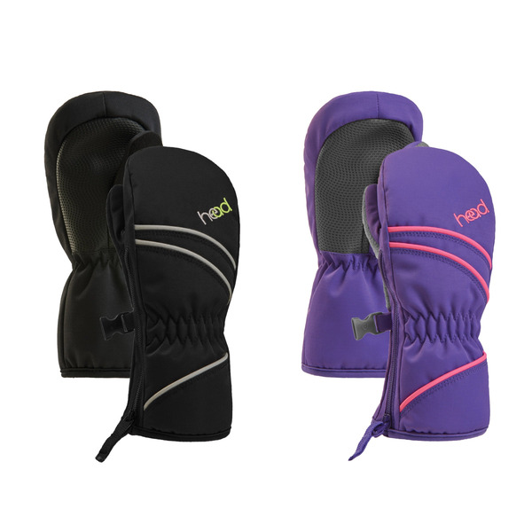HEAD Junior Ski Mittens, X-Small, Assorted Colors Same-Day Delivery ...