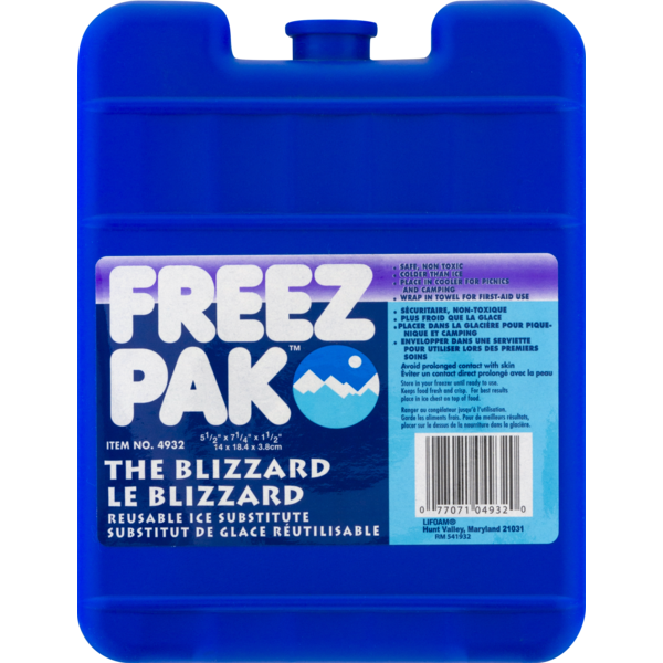 Freez Pak Reusable Ice Substitute (1 each) - Instacart