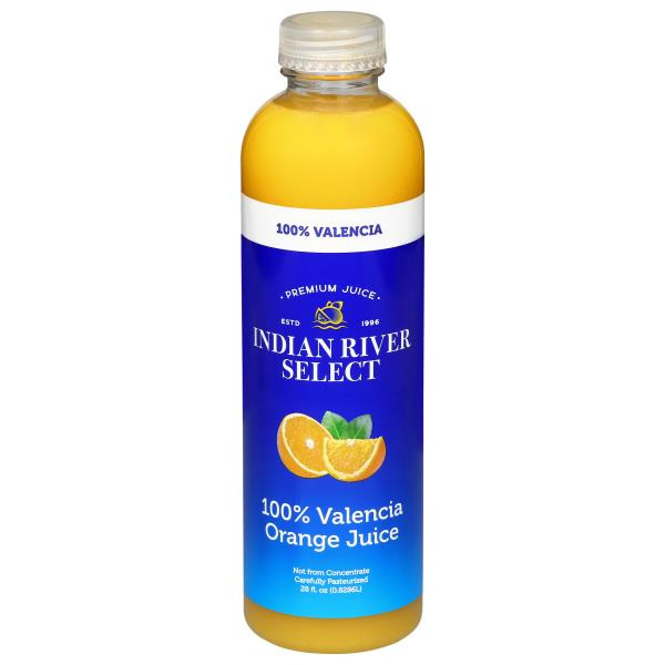 Indian River Select Premium 100% Valencia Orange Juice Same-Day ...