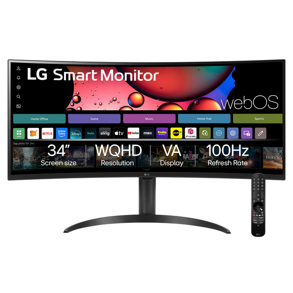 LG Class Curved WQHD IPS MyView Smart Monitor Same-Day Delivery | Costco