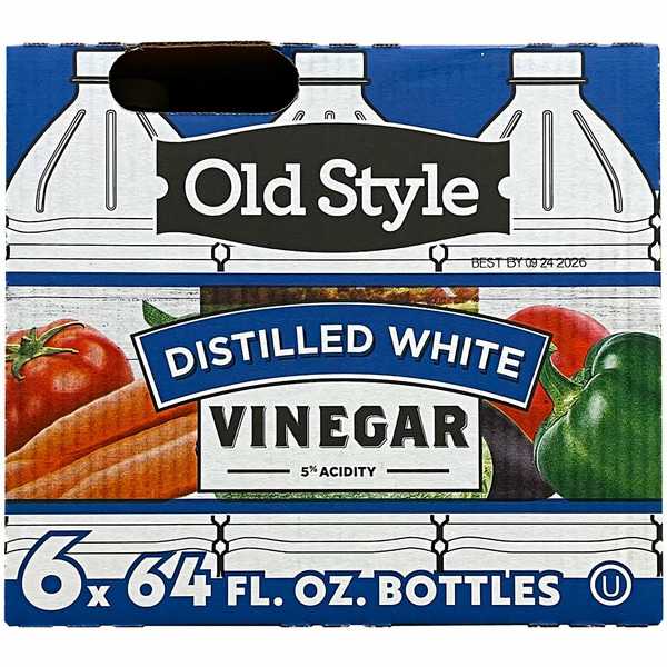 Old Style Distilled White Vinegar, 64 fl oz, 6-count Same-Day Delivery ...