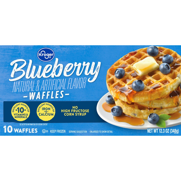 Kroger Kroger Waffles, Blueberry Same-Day Delivery or Pickup | Instacart