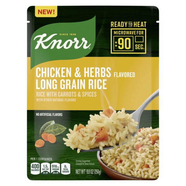 Knorr Meal Maker Chicken And Herb Long Grain Rice (8.8 oz) - Instacart
