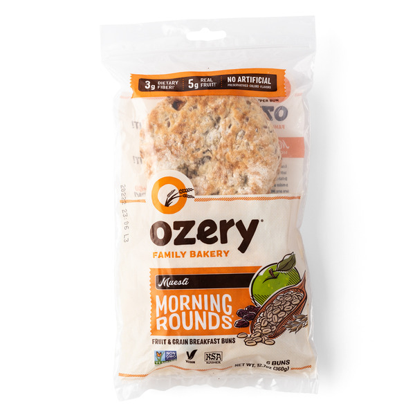 Ozery Bakery Fruit & Grain Buns, Toastable, Muesli Same-Day Delivery or ...