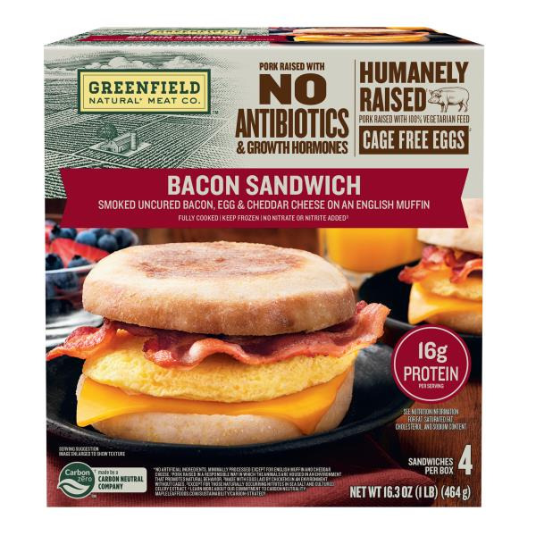 Publix Greenfield Natural Meat Co. Bacon & Egg Breakfast Sandwiches Same-Day Delivery or Pickup ...