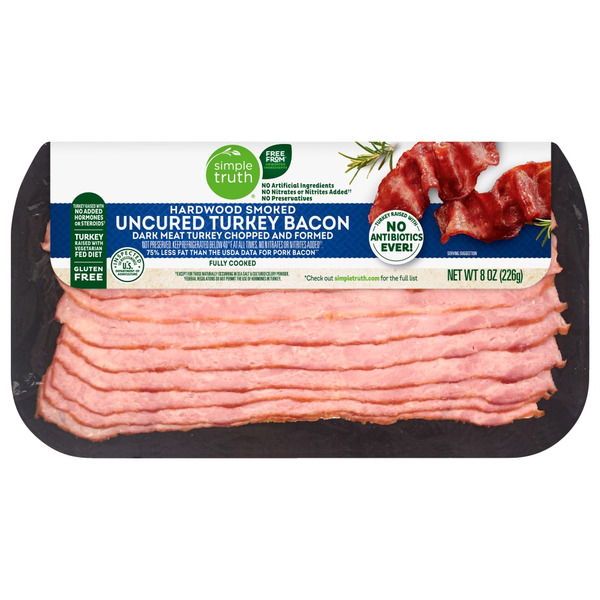 Kroger Simple Truth Uncured Hardwood Smoked Turkey Bacon Same-Day ...